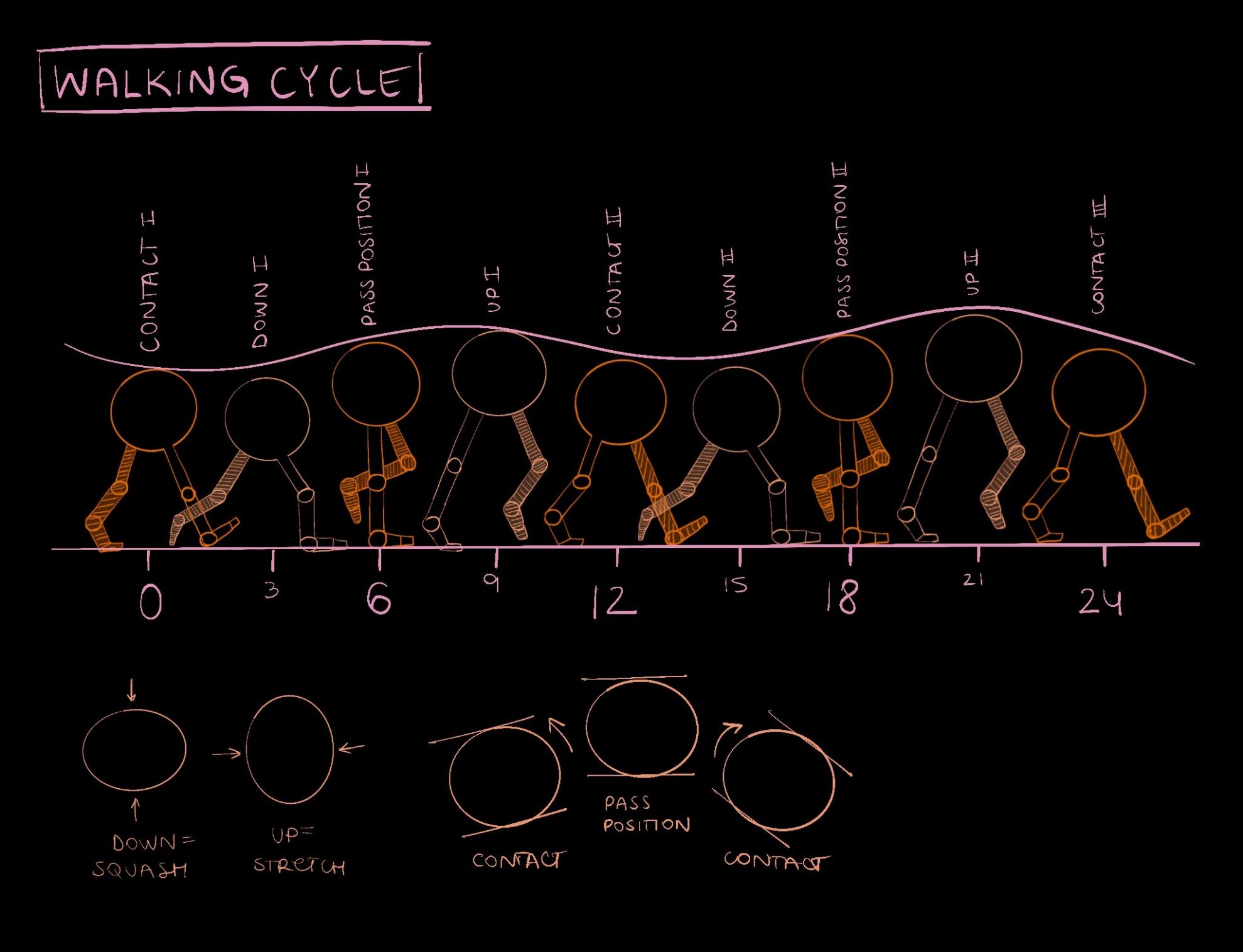Week 6: Walk Cycle Planning – Donatella's 3D Computer Animation Blog